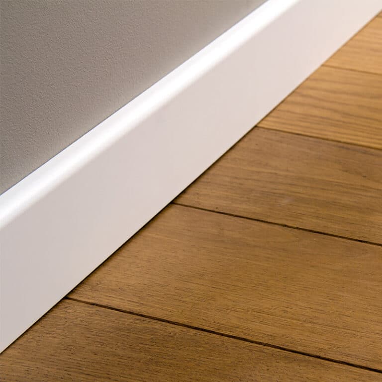 Modular PVC Skirting - 100mm X 2400mm - White | Finishing Touches SA
